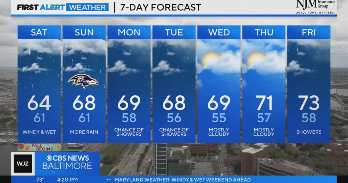 Derek Beasley has your Friday evening forecast (9/22/2023) - CBS Baltimore