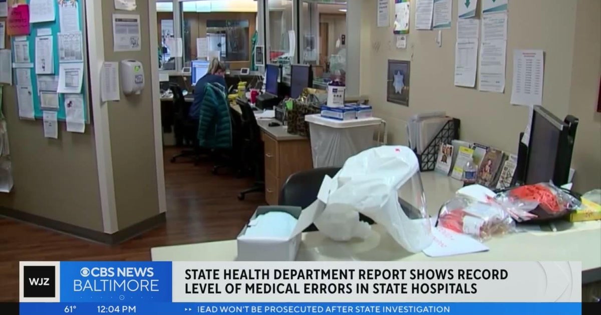 State health department report shows level of medical errors in state ...