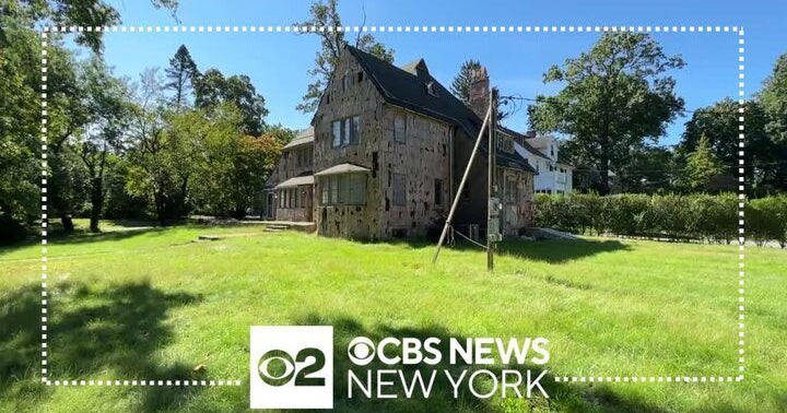 New Rochelle neighbors exasperated over "Swiss cheese" house - CBS New York