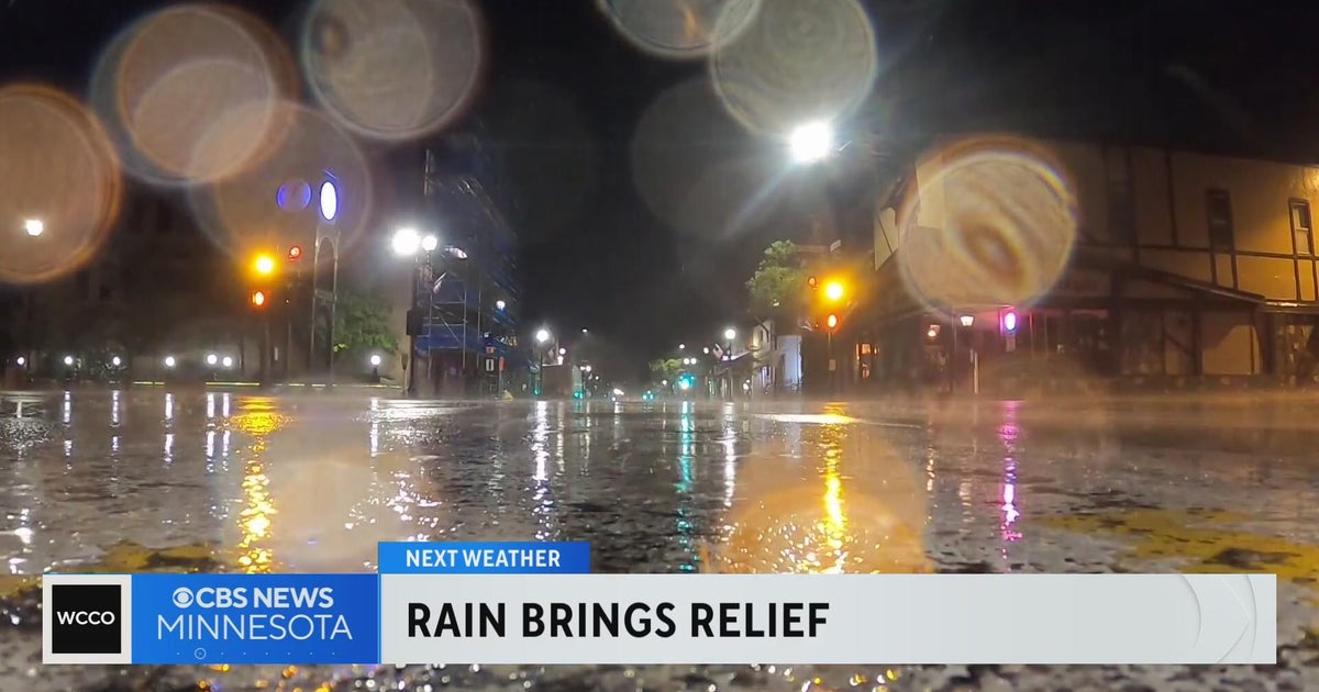 Several days of rain finally bring relief to Minnesota - CBS Minnesota