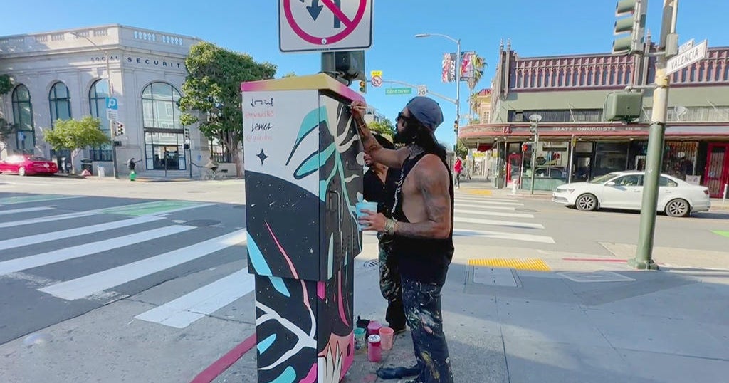 Artists in San Francisco add color, delight to dull street features ...