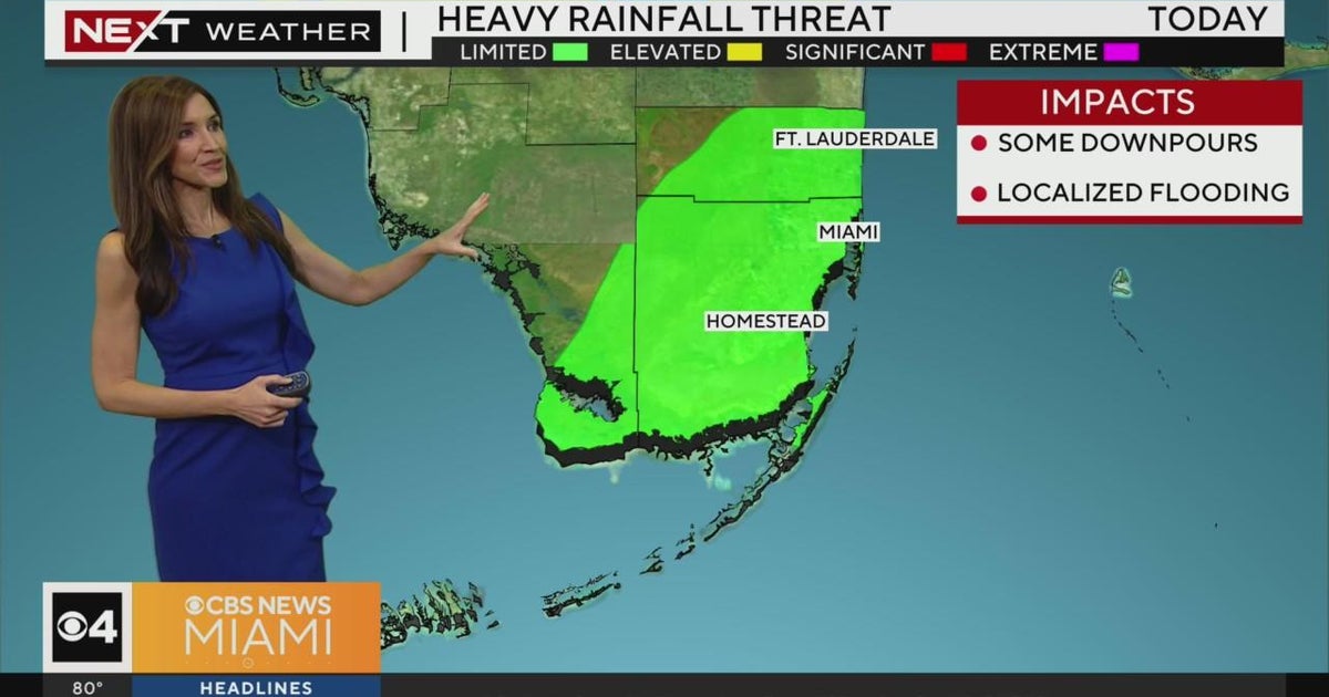 Miami Weather forecast for Monday 10/2/2023 7AM - CBS Miami