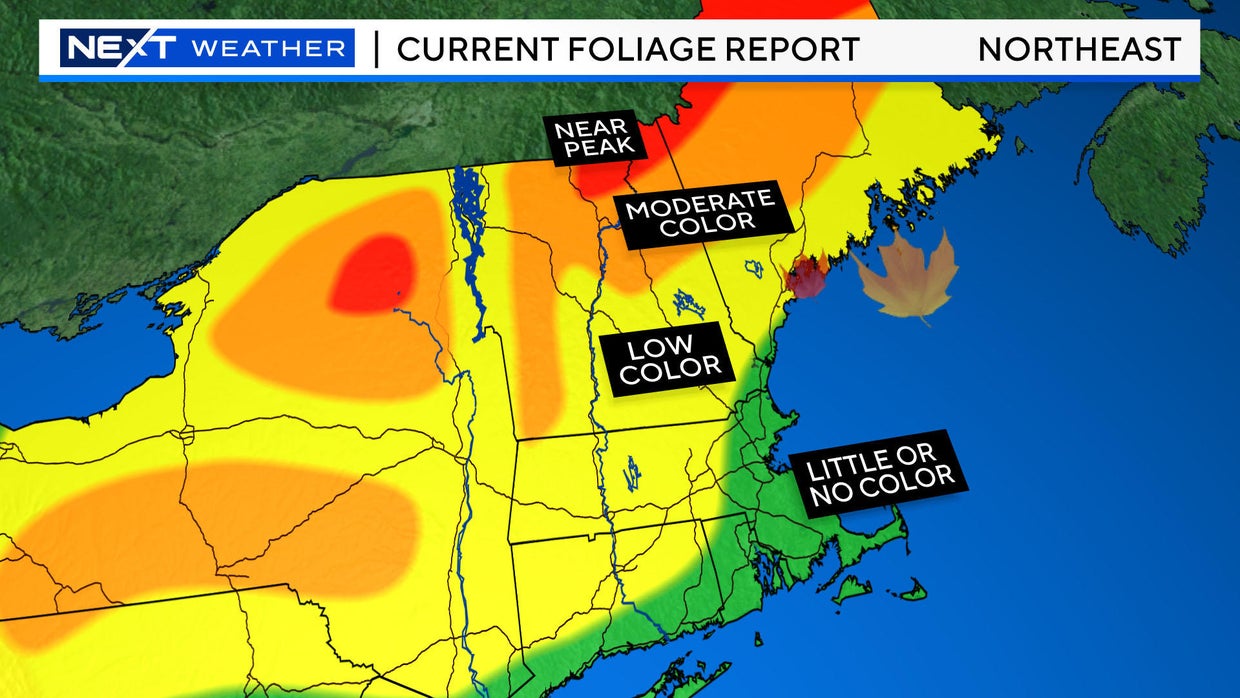 When is peak foliage in New England? Map shows where fall colors are ...