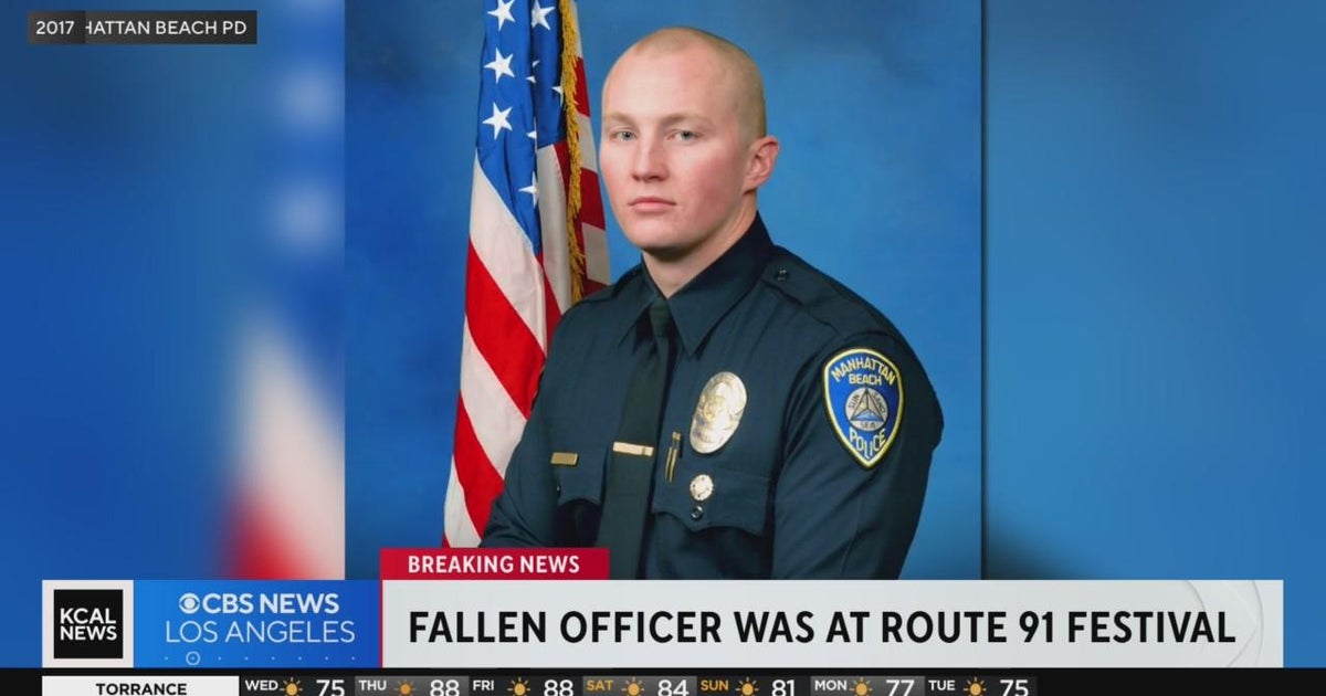 Manhattan Beach authorities mourn police officer killed in 405 Freeway ...