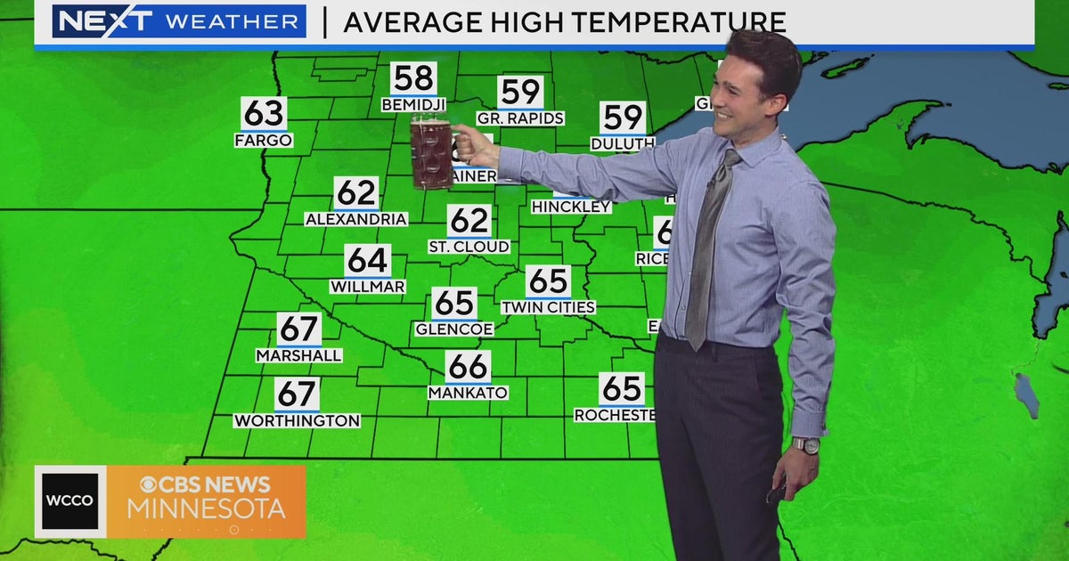 Can Joseph Dames deliver an entire forecast while doing the "beer stein ...