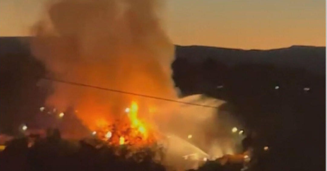 Delta Dry Cleaners erupts in flames in southwestern Colorado - CBS Colorado
