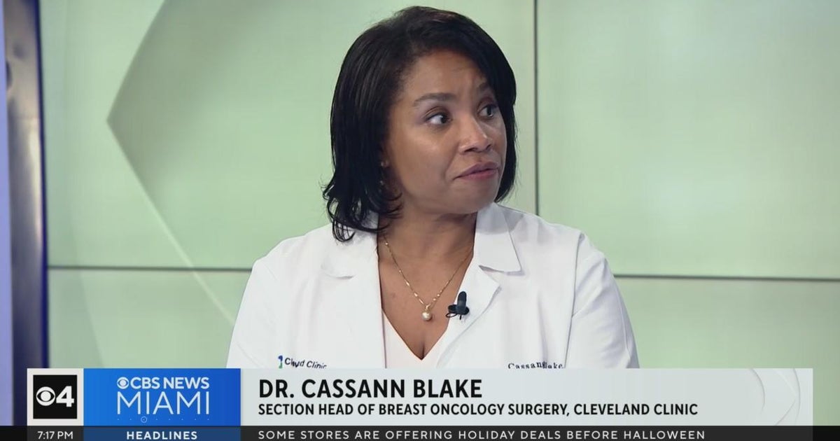 Breast Cancer Awareness Month: Dr. Cassann Blake - CBS Miami