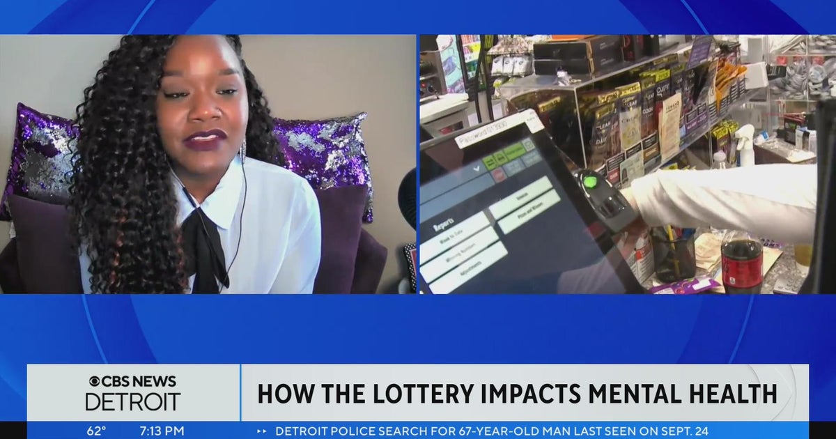 Expert speaks on how the lottery impacts mental health - CBS Detroit