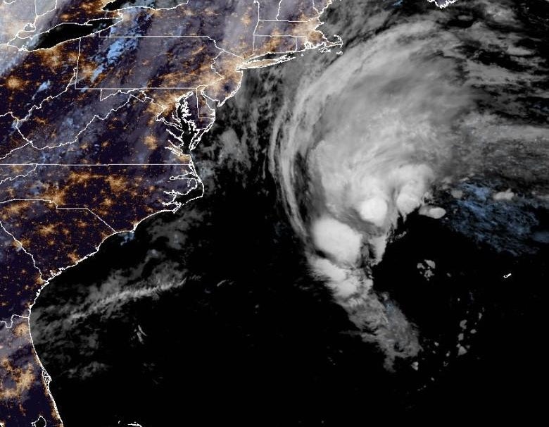 Philippe, now a post-tropical cyclone, on track to drench parts of New ...