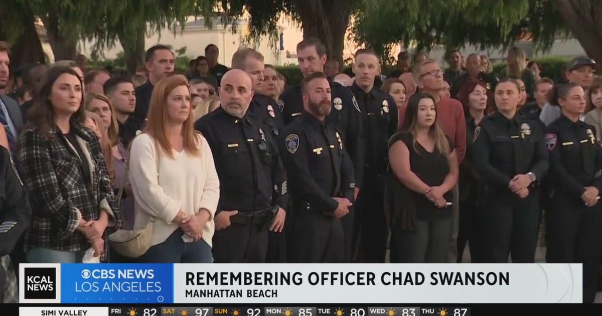 Remembering officer Chad Swanson - CBS Los Angeles
