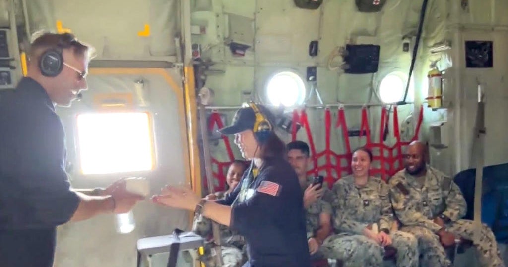 KPIX sports anchor Matt Lively flies aboard 'Fat Albert' - CBS San ...