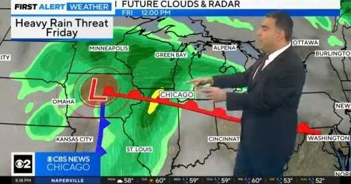 Chicago First Alert Weather: Rain returns this week - CBS Chicago