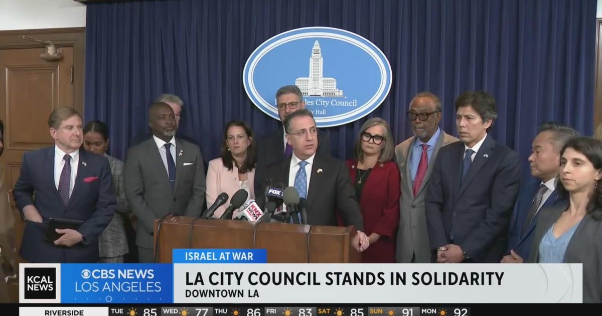 LA City Council members offer thoughts, stand in solidarity with Israel ...
