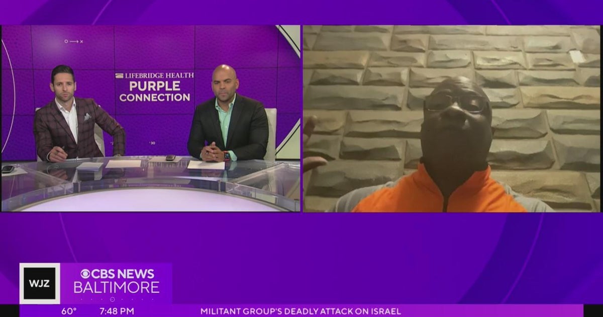 Rob Long from 105.7 joins Purple Connection Show - CBS Baltimore