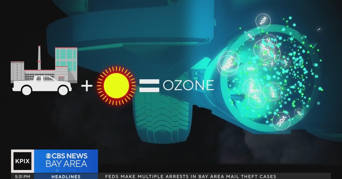 How the ozone is connected to wildfires - CBS San Francisco