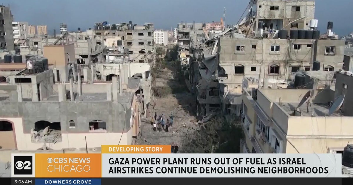 Gaza power plant runs out of fuel as Israel airstrikes continue ...