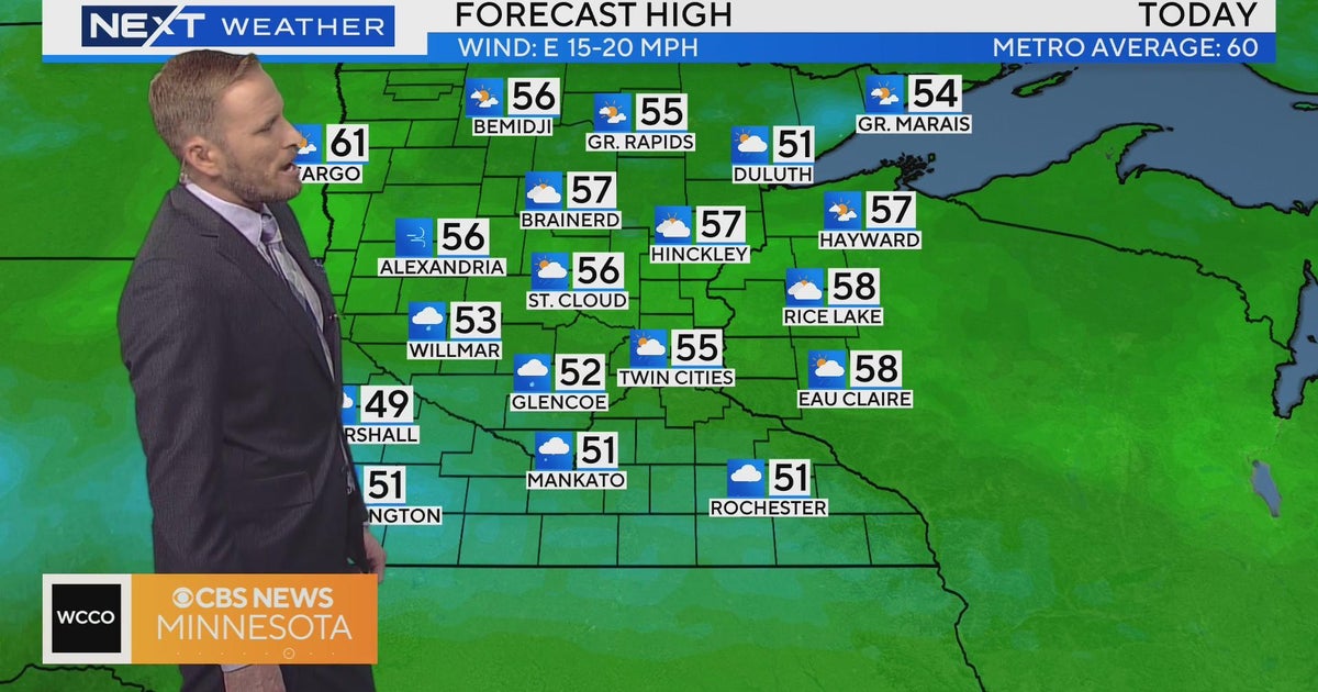 NEXT Weather: 4:30 a.m. forecast from Oct. 12, 2023 - CBS Minnesota