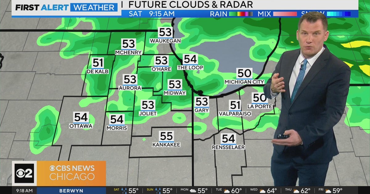 Chicago weather forecast will be wet and windy - CBS Chicago