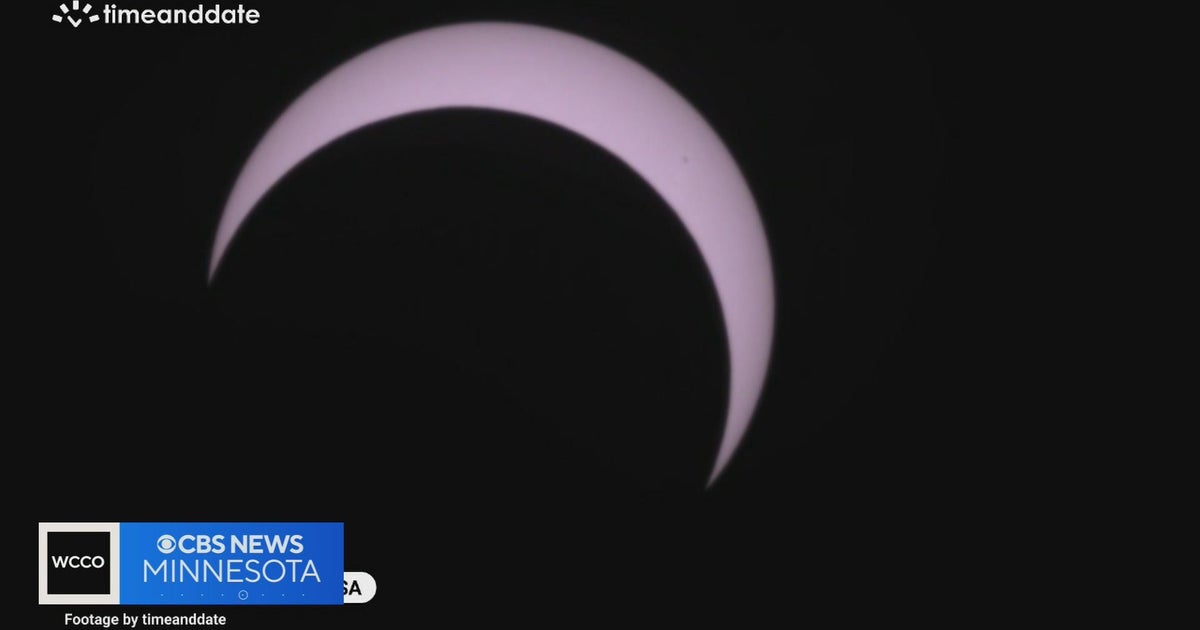 Partial solar eclipse seen in several states - CBS Minnesota