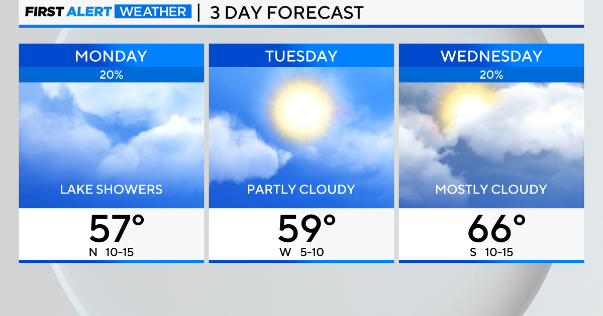 Chicago weather forecast hour by hour for October 16 - CBS Chicago