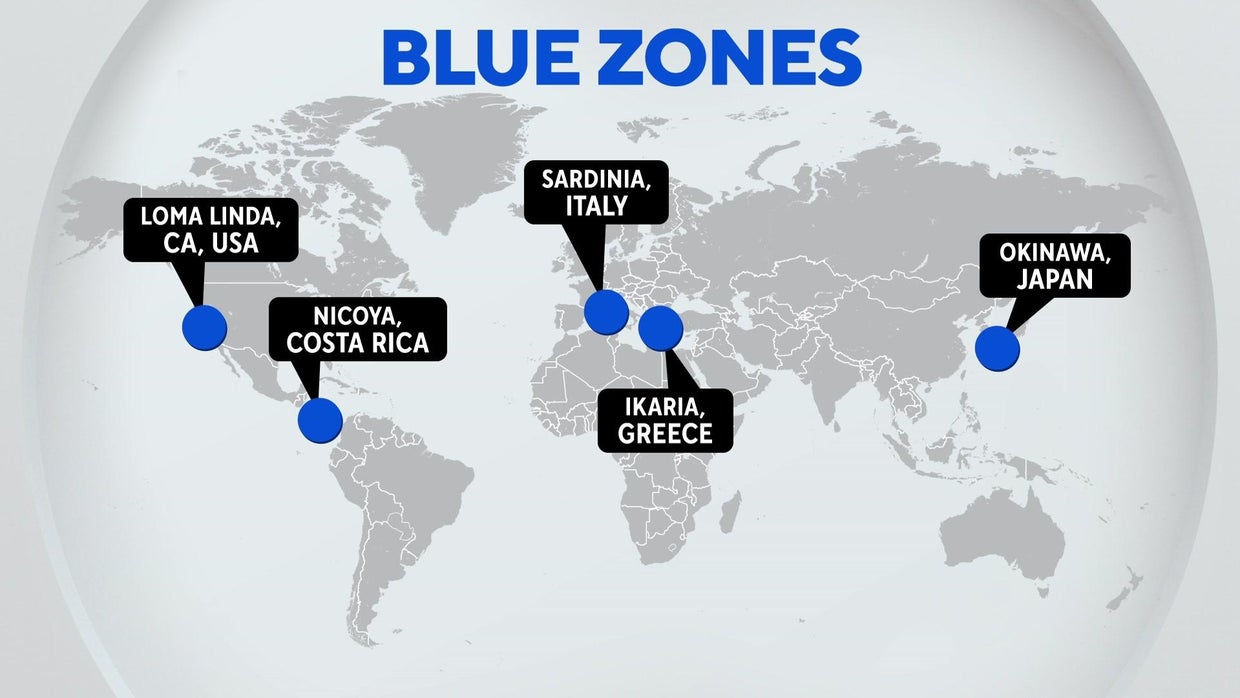 Longevity-prone geographic "Blue Zones" hold clues for how to live ...