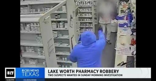 Surveillance video shows violent Walgreens Pharmacy robbery in Lake Worth - CBS Texas