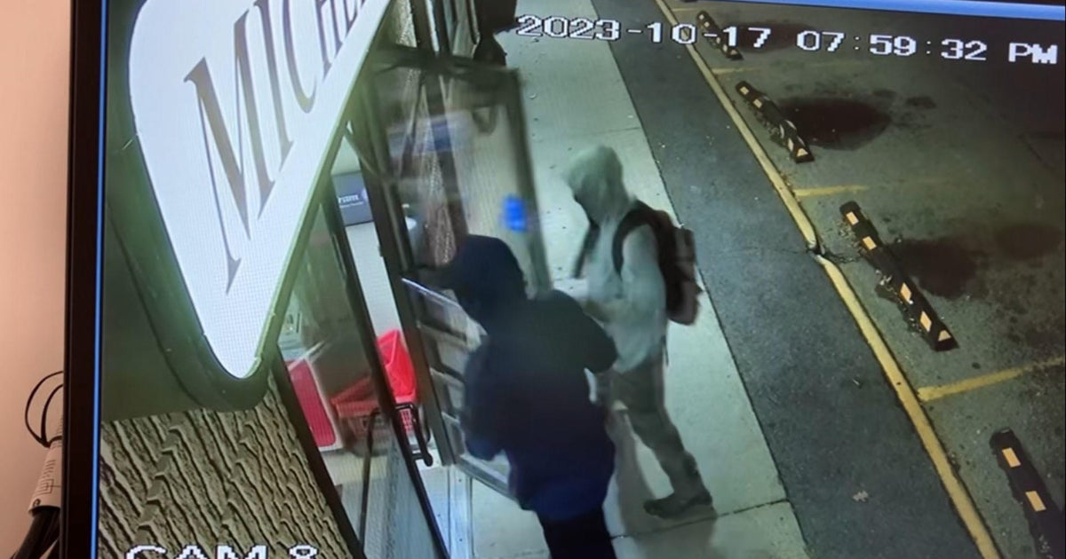 Norton corner store robbed by masked men with large knives - CBS Boston