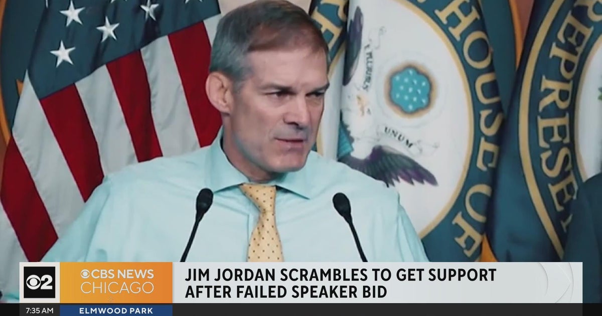Jim Jordan scrambles to get support after failed Speaker bid - CBS Chicago Jim Jordan scrambles to get support after failed Speaker bid - CBS Chicago