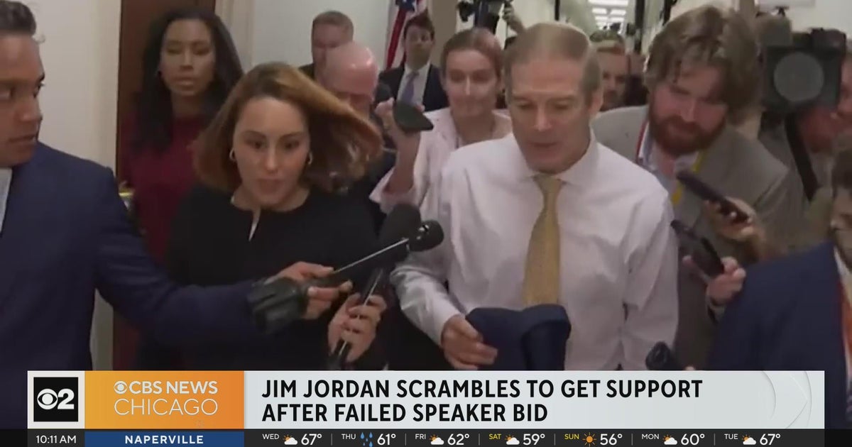 Rep. Jim Jordan scrambles to get support after failed speaker bid - CBS ...