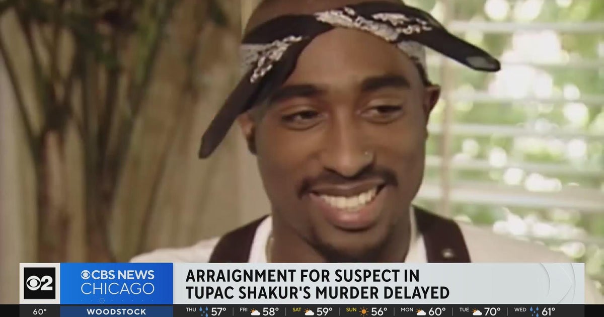 Arraignment for suspect in Tupac Shakur's murder delayed - CBS Chicago