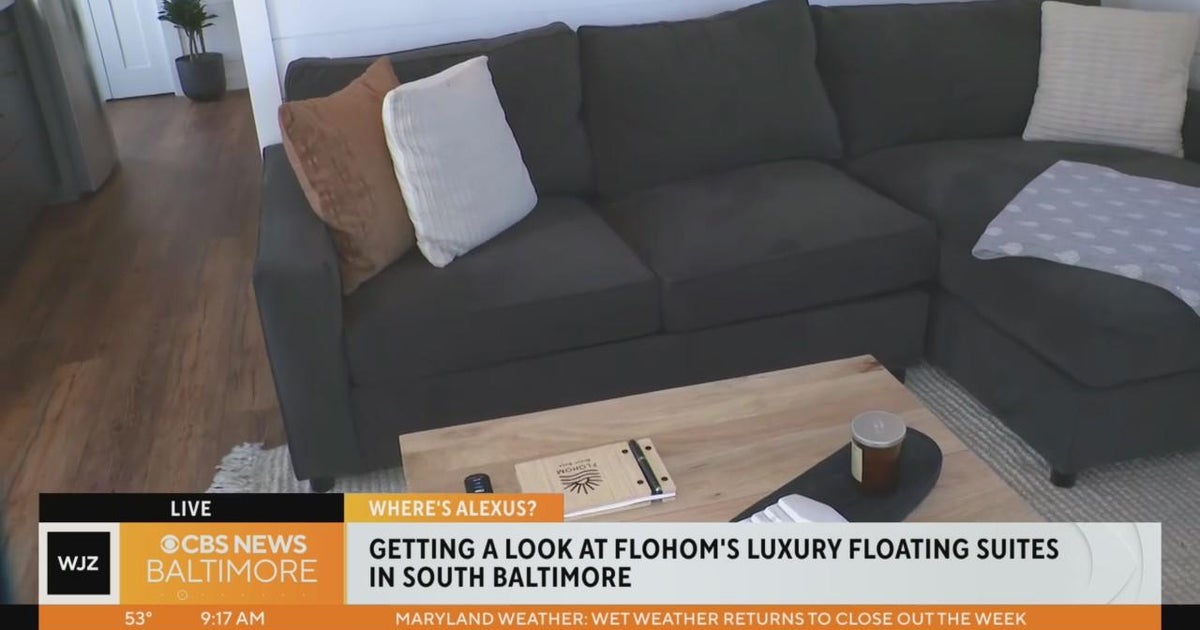 Where's Alexus? Touring a luxury floating home in South Baltimore - CBS ...