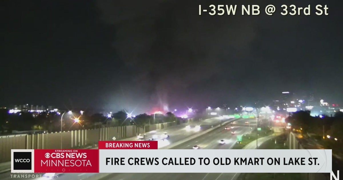 Fire erupts at site of former Lake Street Kmart building in Minneapolis ...