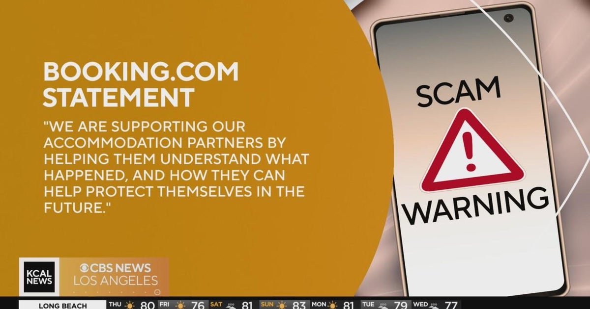Beware of this rare phishing scam on Booking.com | On Your Side - CBS ...