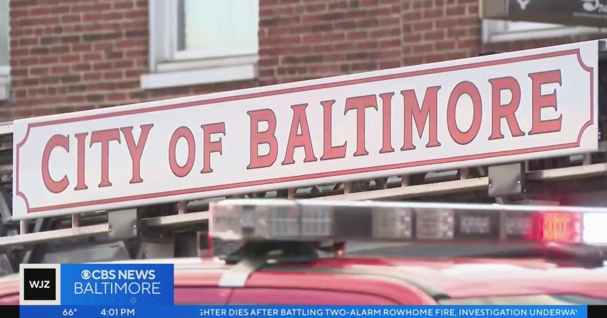 Baltimore City firefighter dies after battling two-alarm rowhome fire, investigation underway ...