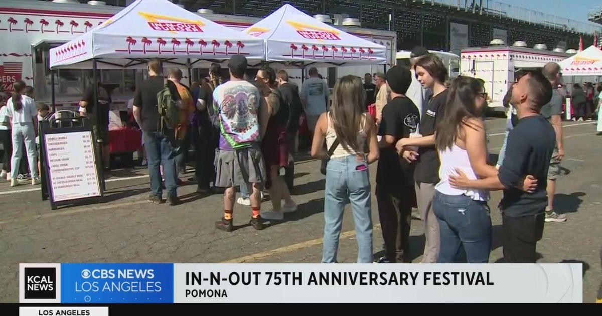 In-N-Out holds 75th anniversary party in Pomona - CBS Los Angeles