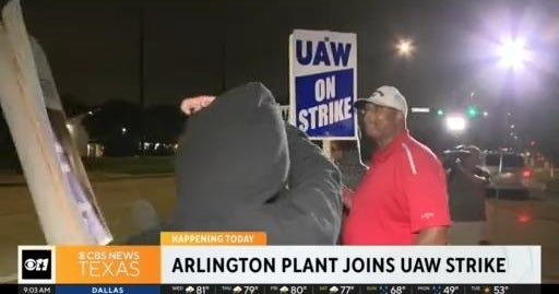Arlington General Motors plant joins UAW strike - CBS Texas