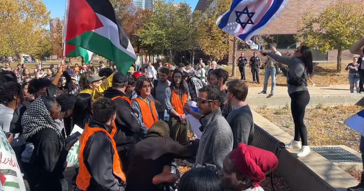 Protest in Denver gets heated after students walk out of class to ...