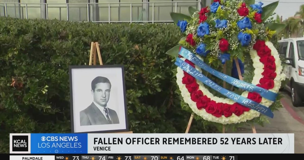 Fallen LAPD officer honored 52 years after he was killed in the line of ...