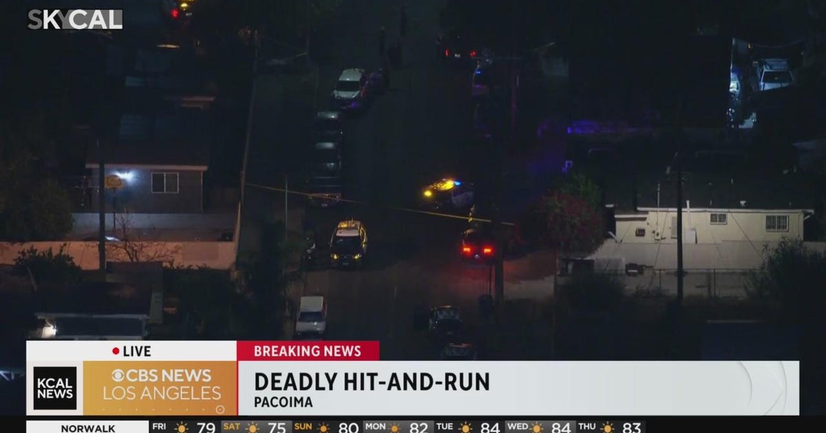 Police investigating after pedestrian killed in Pacoima - CBS Los Angeles