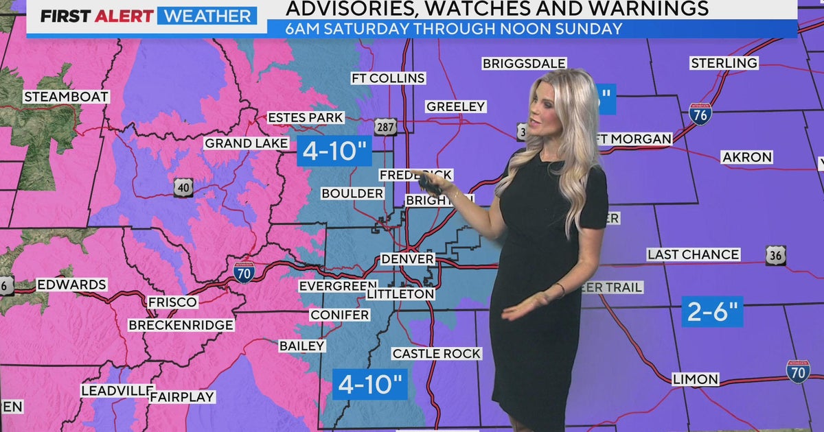 Cold and snow hit mountains first, then descend on the rest of Colorado ...