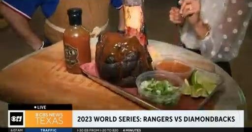 Hurtado BBQ smokes Heim Hammer for the World Series - CBS Texas