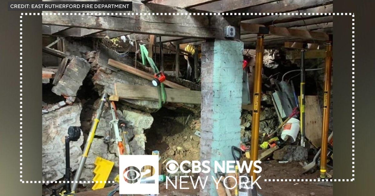 Construction worker trapped for hours after partial building collapse ...