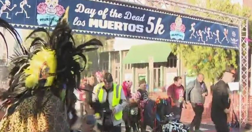 Running, walking, music and altars make Olvera Street Los Muertos 5k a ...
