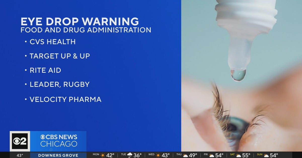 FDA warns against using 26 eye drop products due to infection risk ...