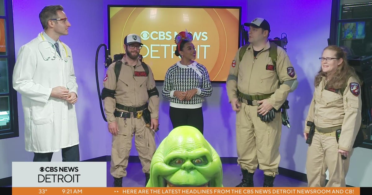 Ghostbusters Detroit celebrates Halloween at CBS News Detroit - CBS Detroit