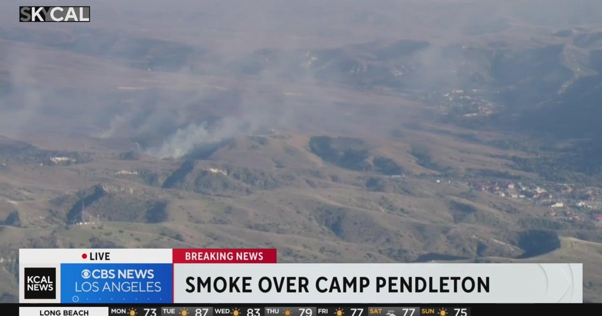 Fire breaks out near Camp Pendleton - CBS Los Angeles