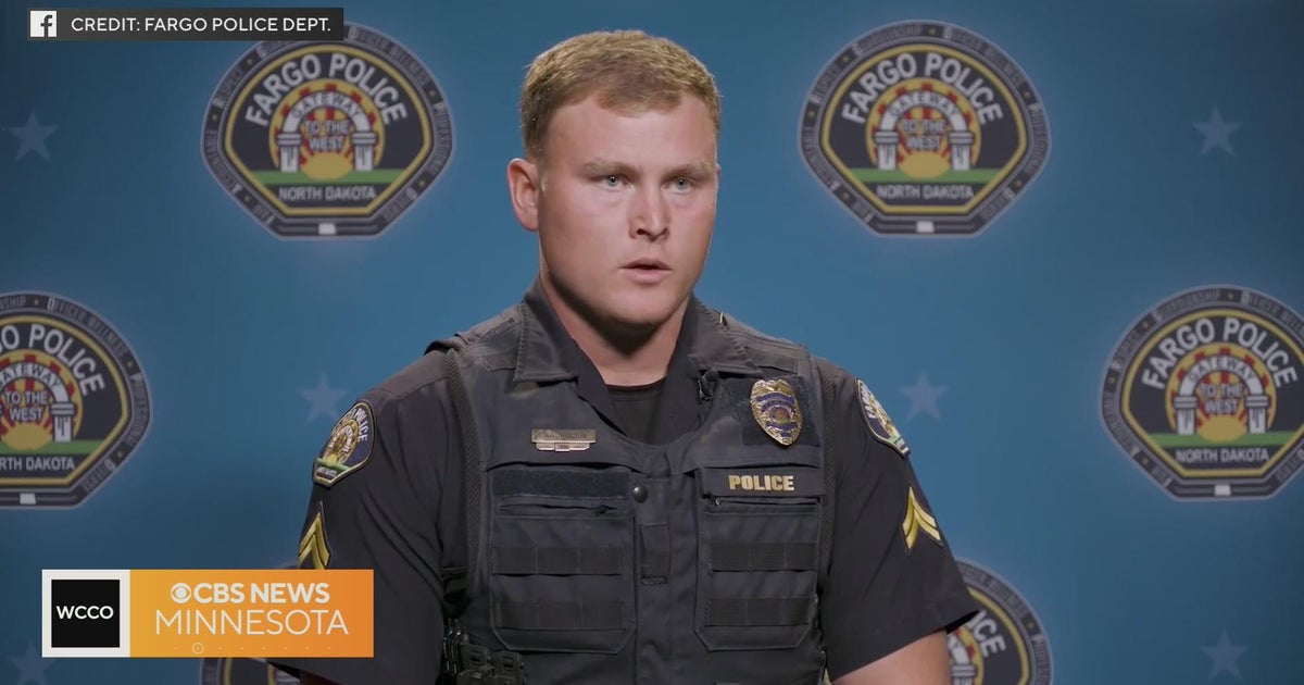 Fargo police officer who stopped gunman shares his story - CBS Minnesota