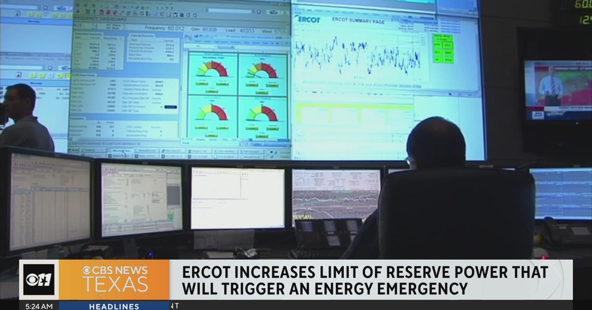 ERCOT changing how and when it will declare an energy emergency - CBS Texas