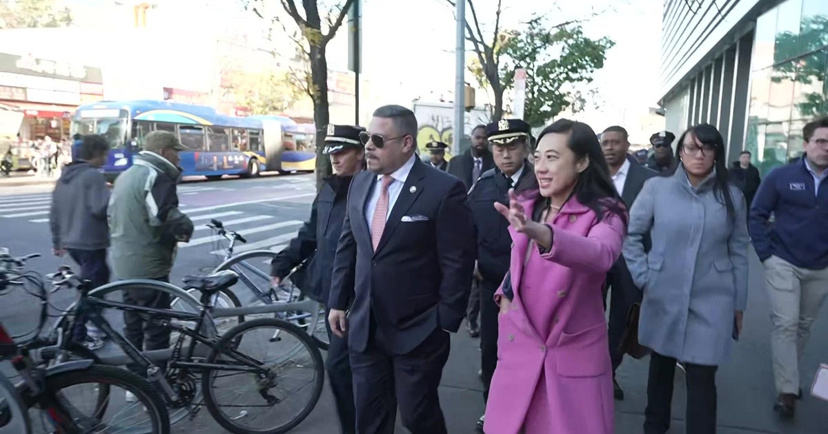 NYPD Commissioner Edward Caban tours Flushing with Councilmember Sandra ...