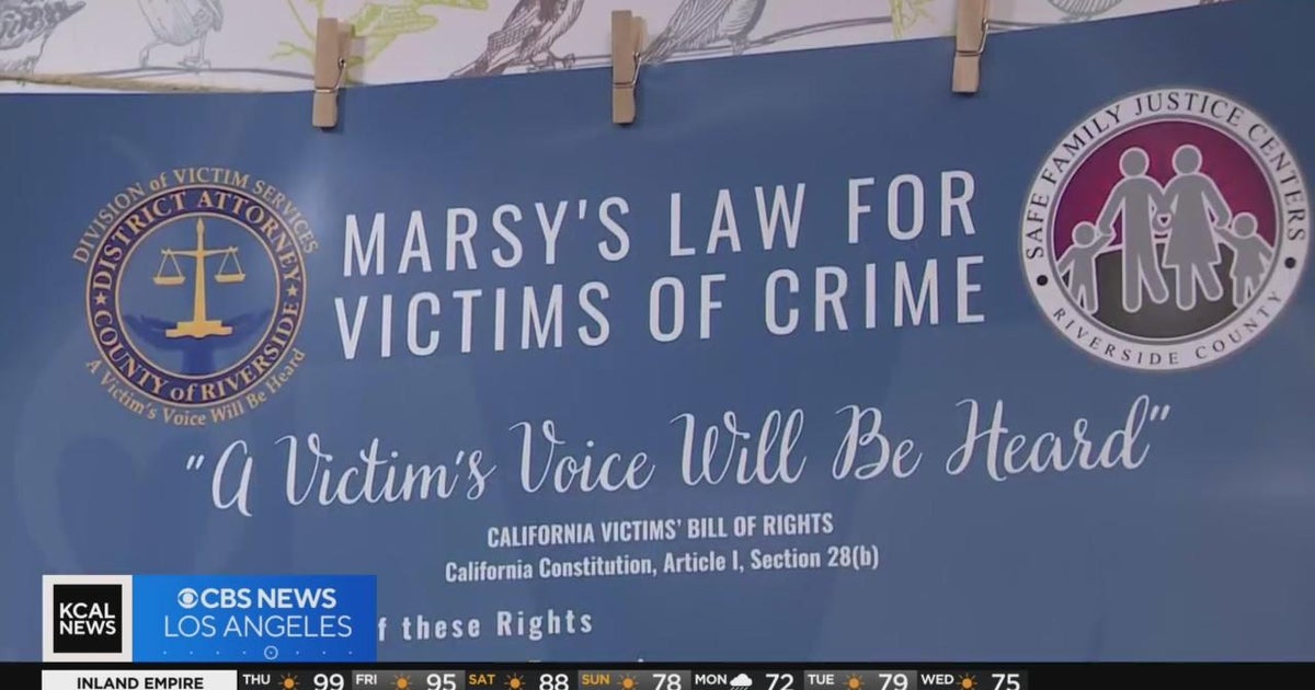 How Marsy's Law gave more rights to victims of crime - CBS Los Angeles